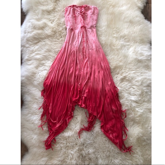 American Rag | Dresses | American Rag Ombr Strapless Asymmetrical ...